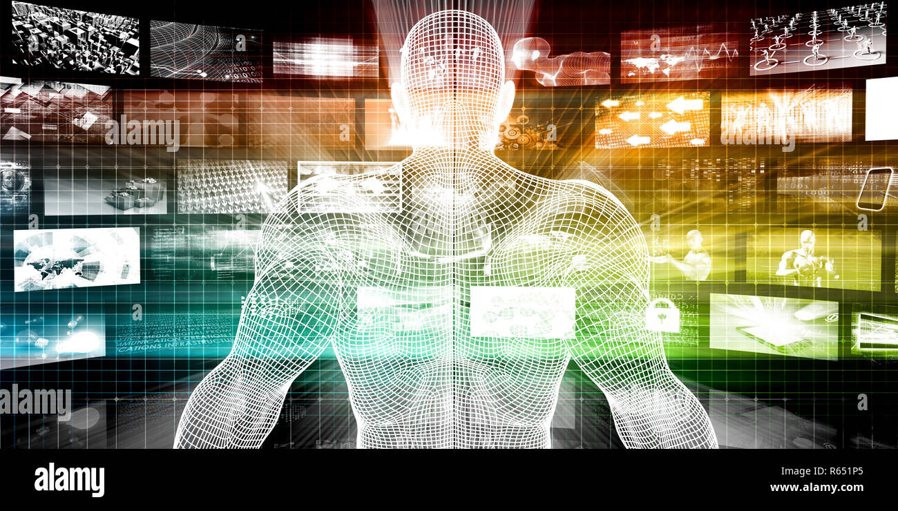 Multimedia Data Online Stock Photo - Alamy