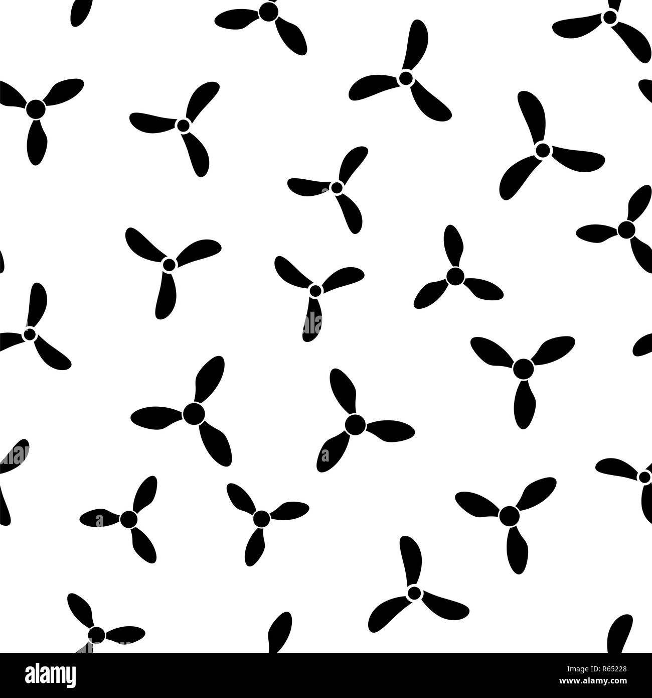 Propeller Silhouette Seamless Pattern Stock Photo - Alamy