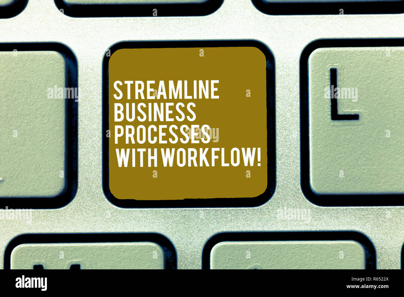 Text Sign Showing Streamline Business Processes With Workflow Conceptual Photo Computer Social