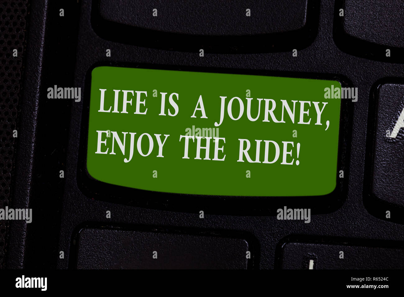 Word writing text Life Is A Journey Enjoy The Ride. Business concept ...