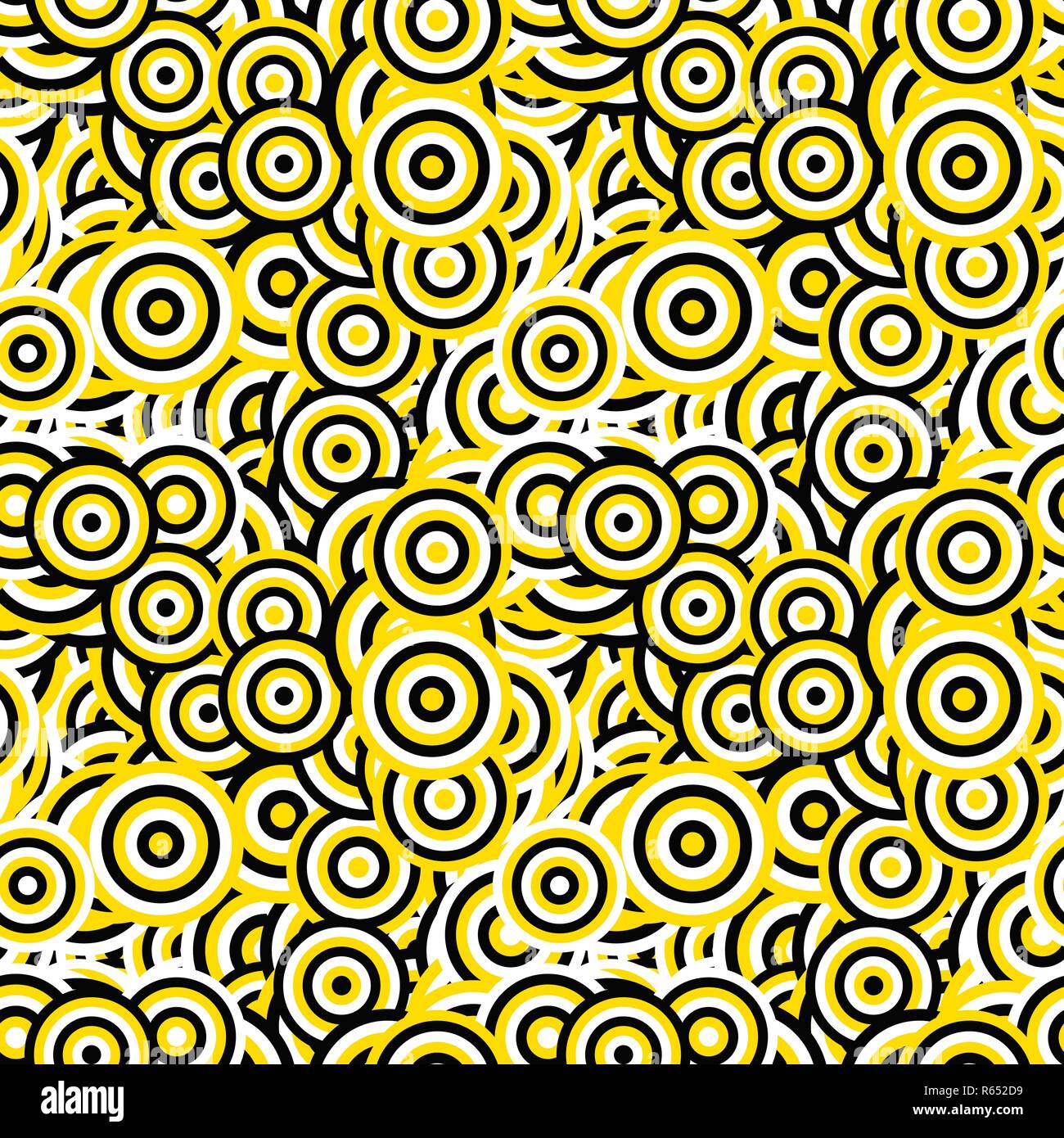 Geometrical circle pattern design background - colored vector graphic ...