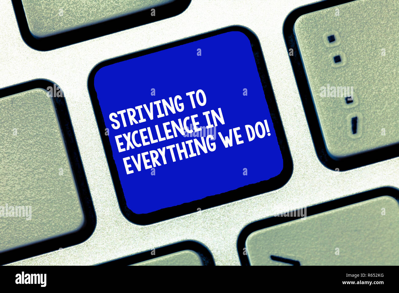 Quality in everything we do hi-res stock photography and images - Alamy