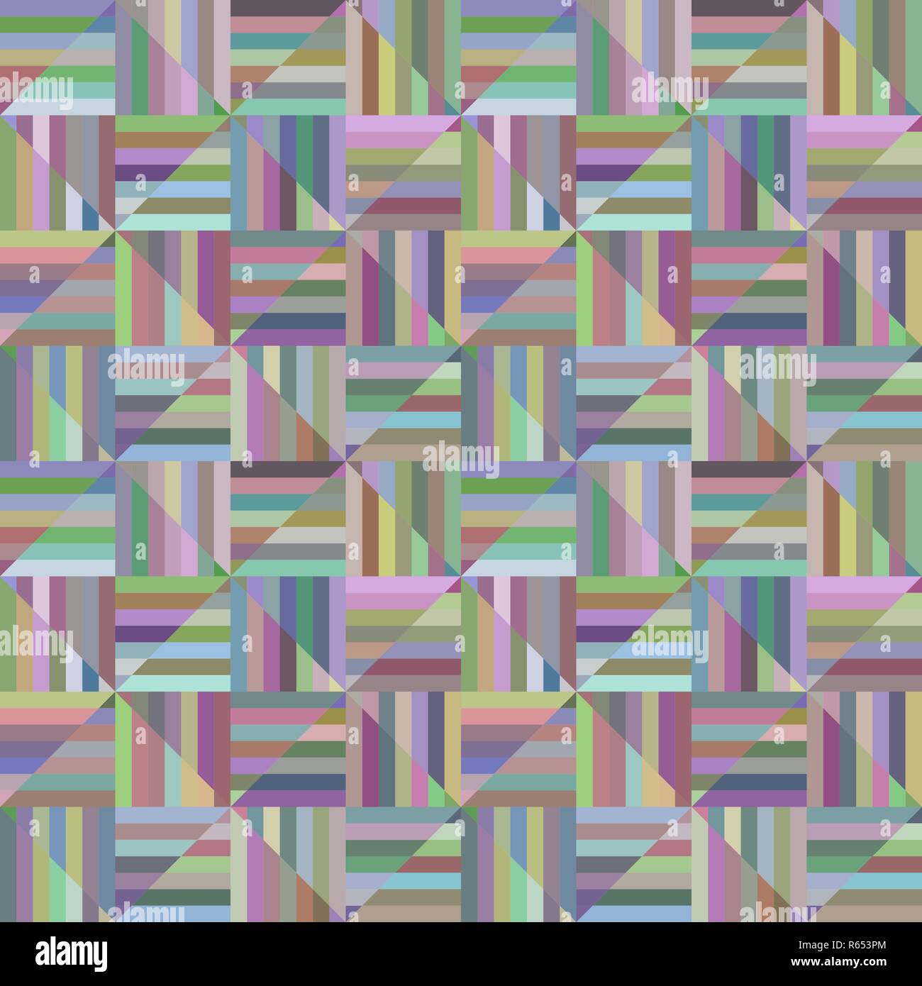 Colorful abstract striped square pattern - vector background design ...