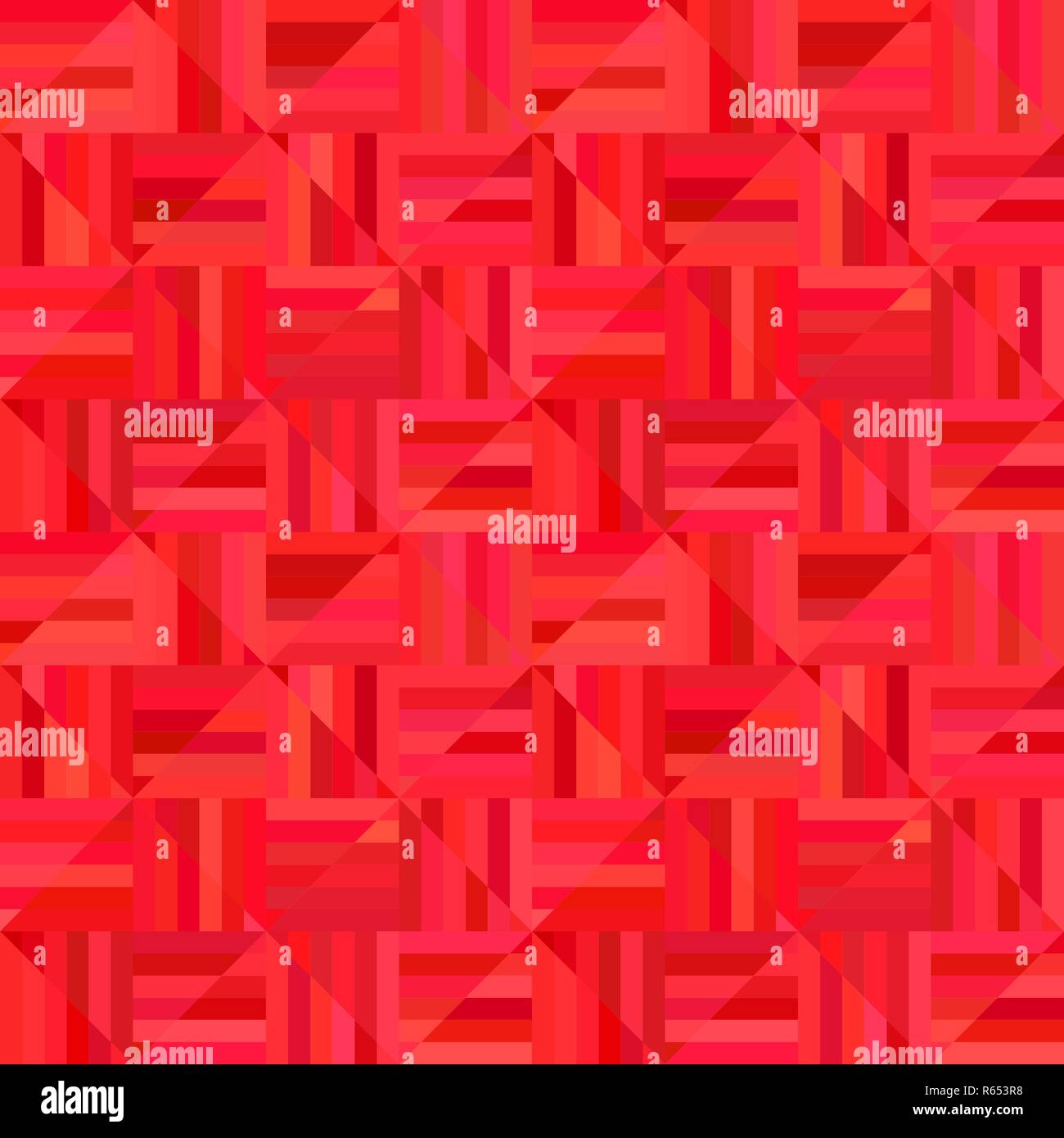 Red abstract striped square mosaic pattern background - vector ...