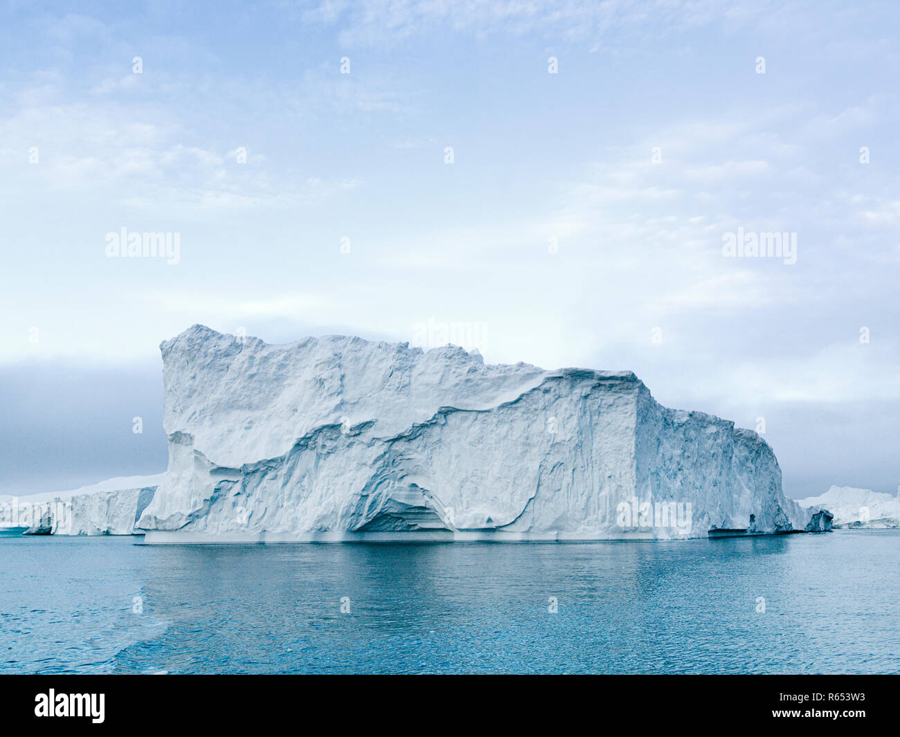 Icebergs on Arctic Ocean Stock Photo - Alamy