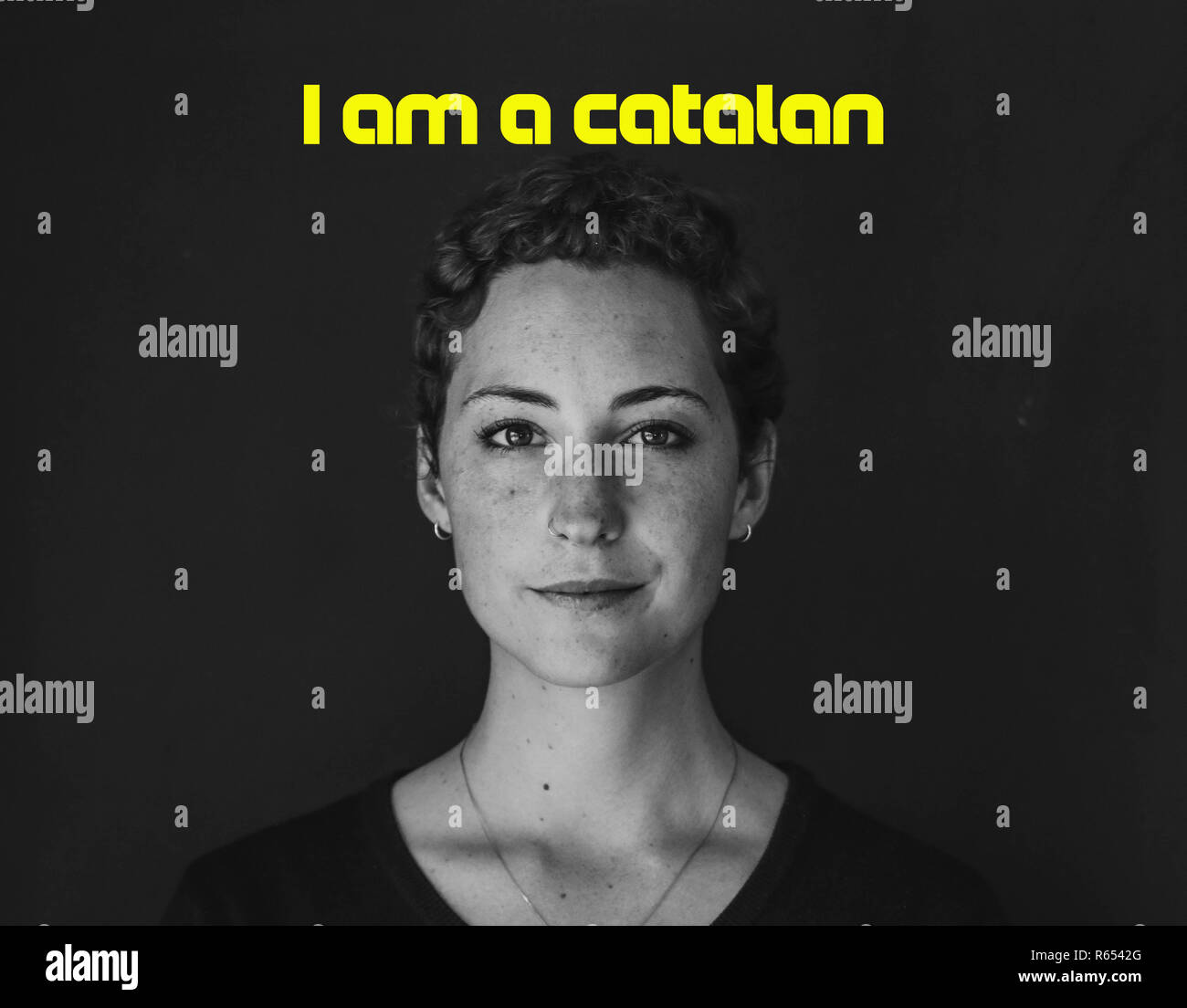 Catalan independent flag hi-res stock photography and images - Alamy