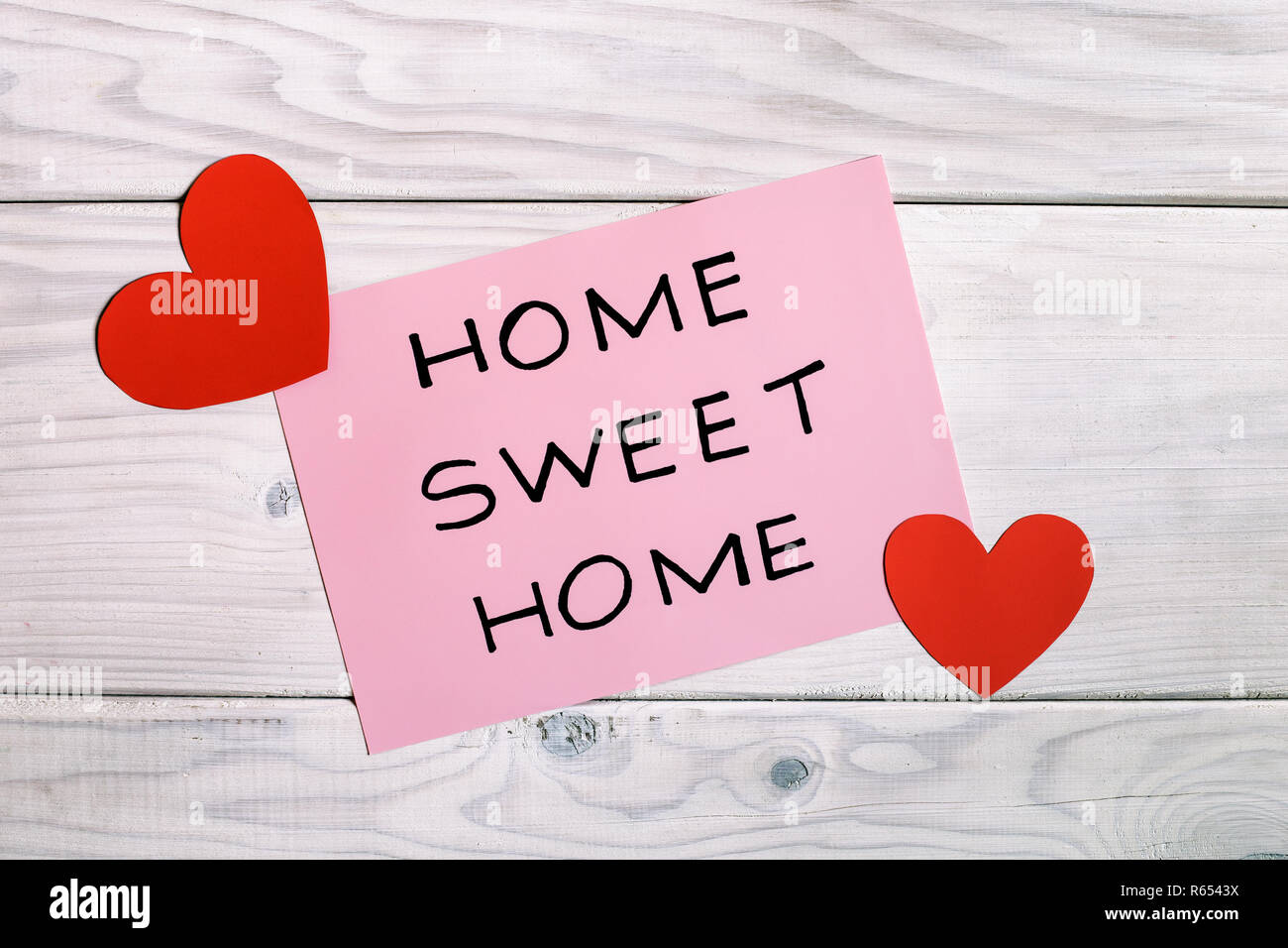 Handwriting text home sweet hi-res stock photography and images - Alamy