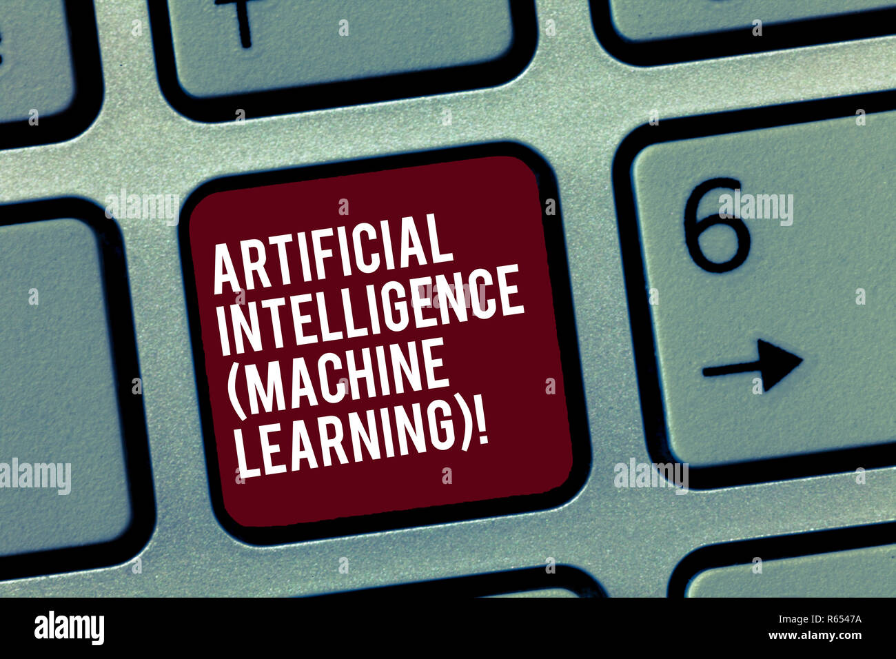 Text sign showing Artificial Intelligence Machine Learning. Conceptual ...