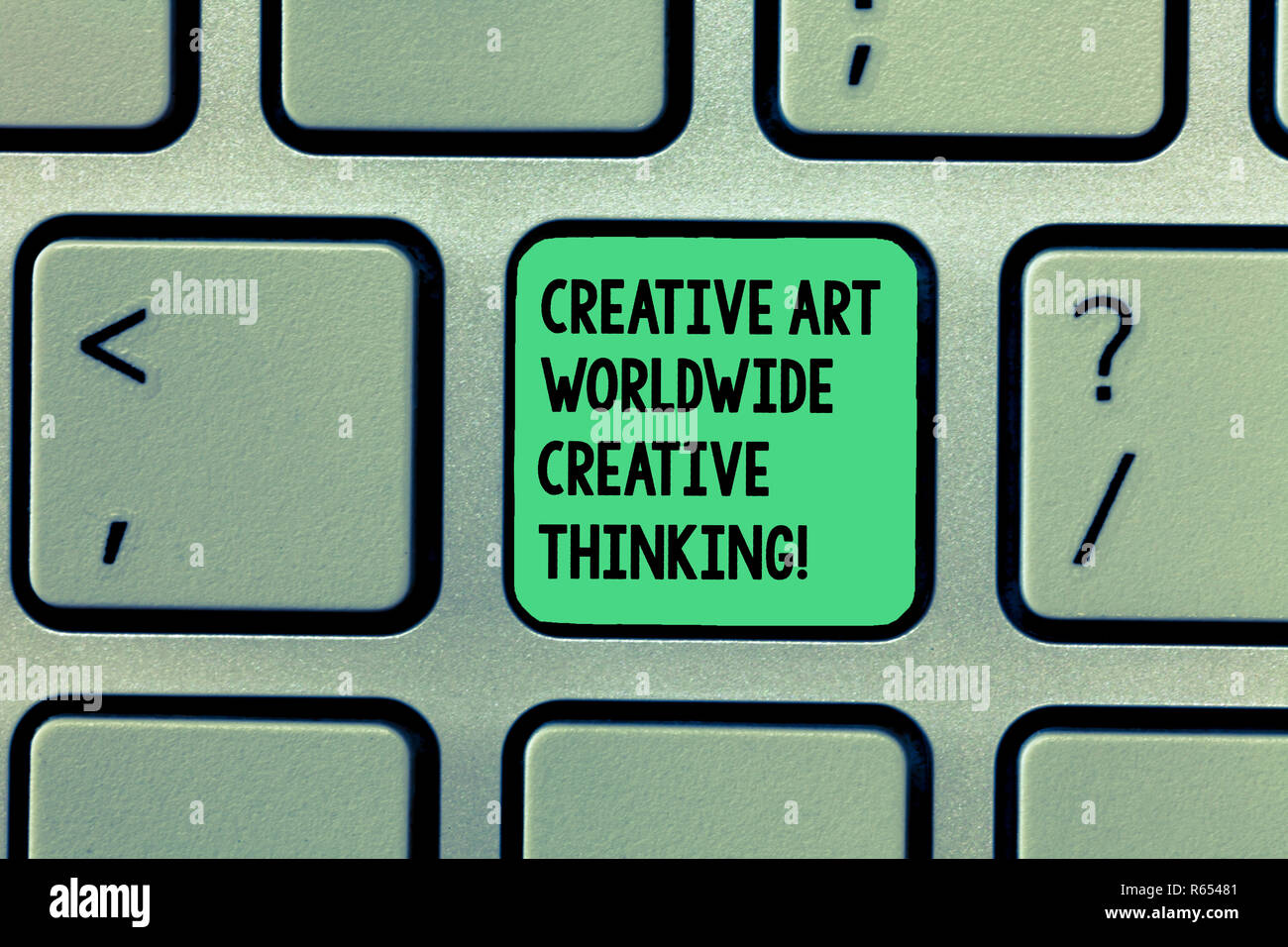 Writing note showing Creative Art Worldwide Creative Thinking. Business ...