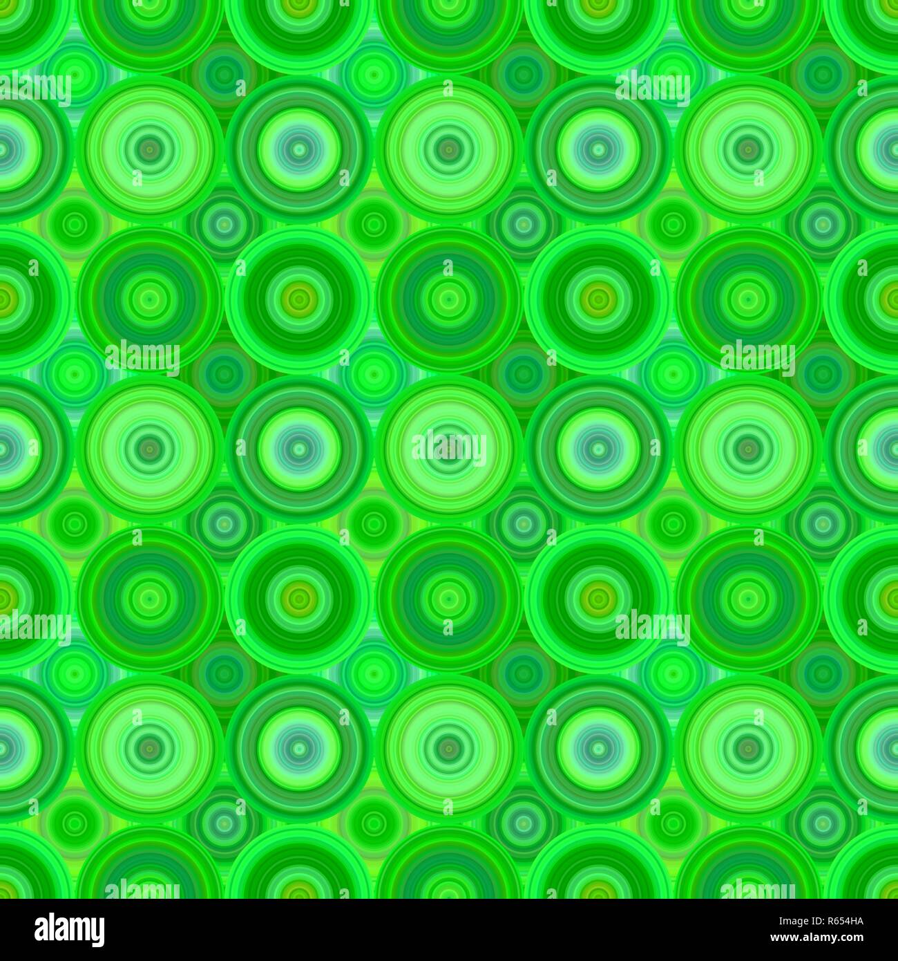 Abstract circle pattern background - green repeatable design Stock ...