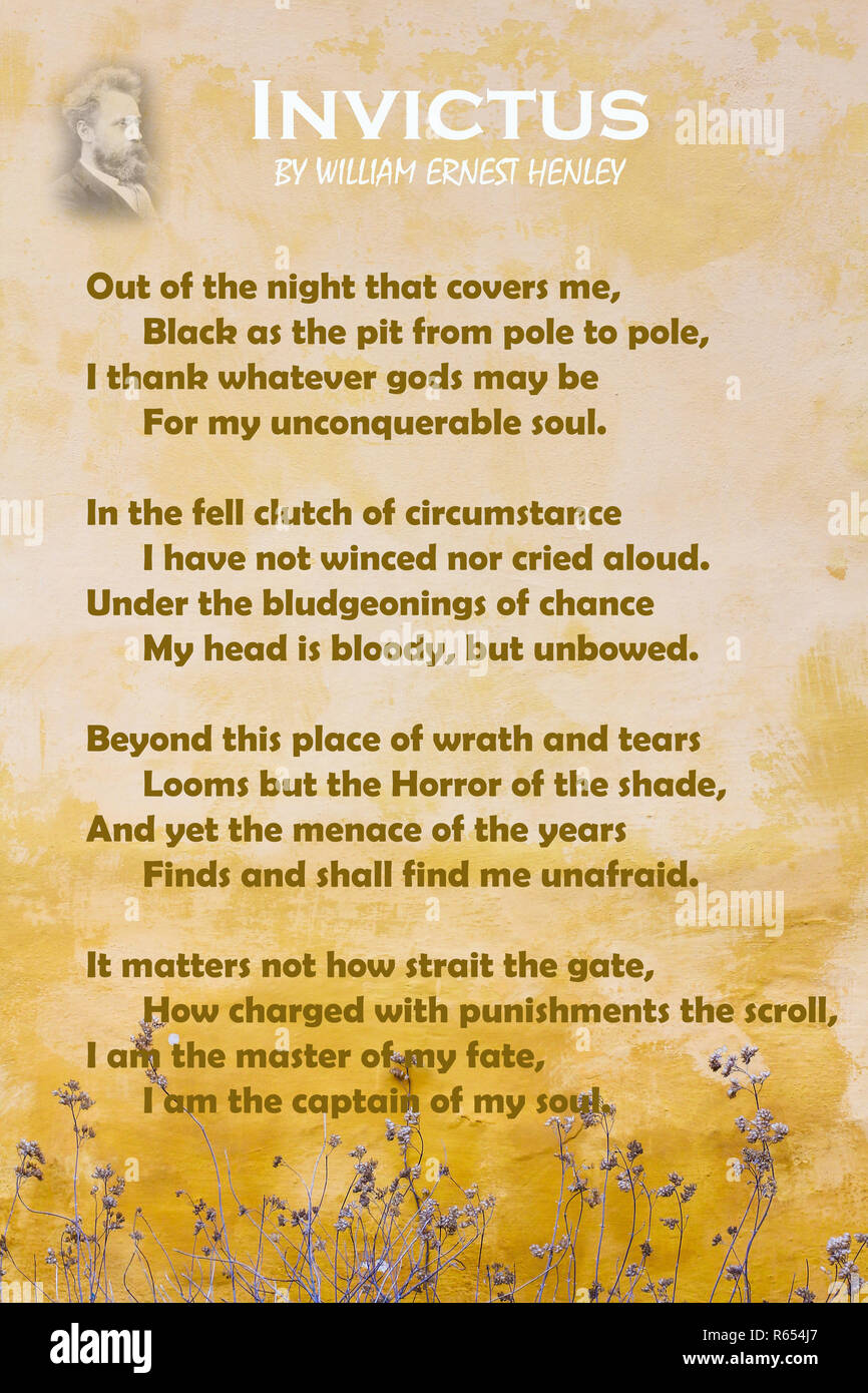 Invictus William Ernest Henley Wallpaper
