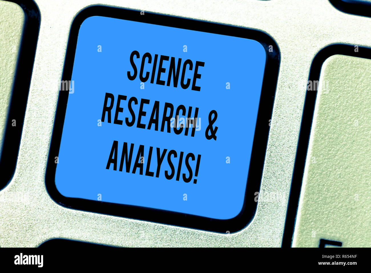 Handwriting text Science Research And Analysis. Concept meaning ...