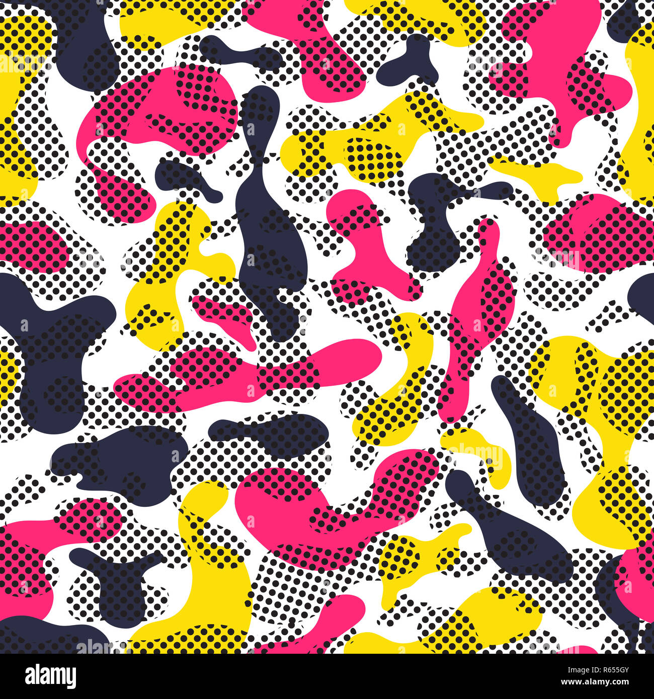 Color seamless pattern modern bold Stock Photo - Alamy