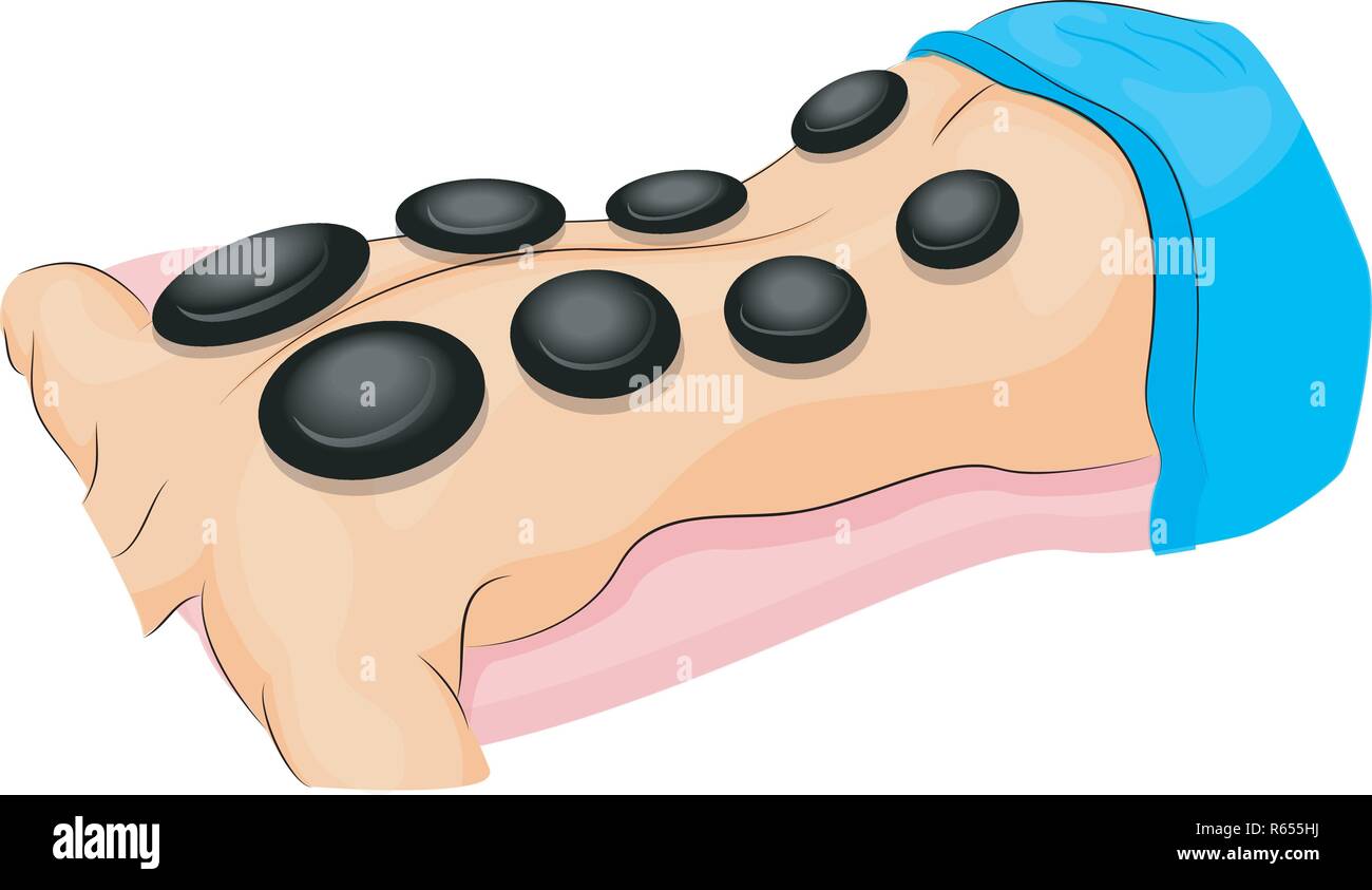 Back Massage Stock Vector Images Alamy