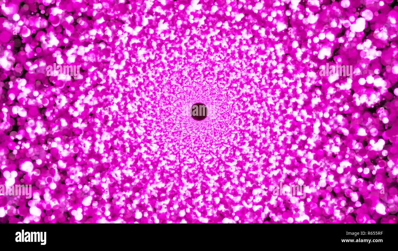 Abstract background with violet particles Stock Photo - Alamy