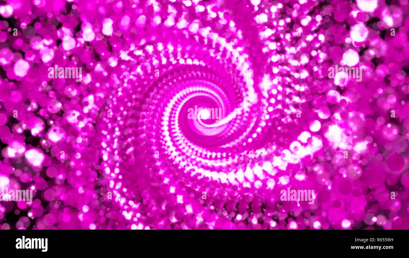 Abstract background with violet particles Stock Photo - Alamy