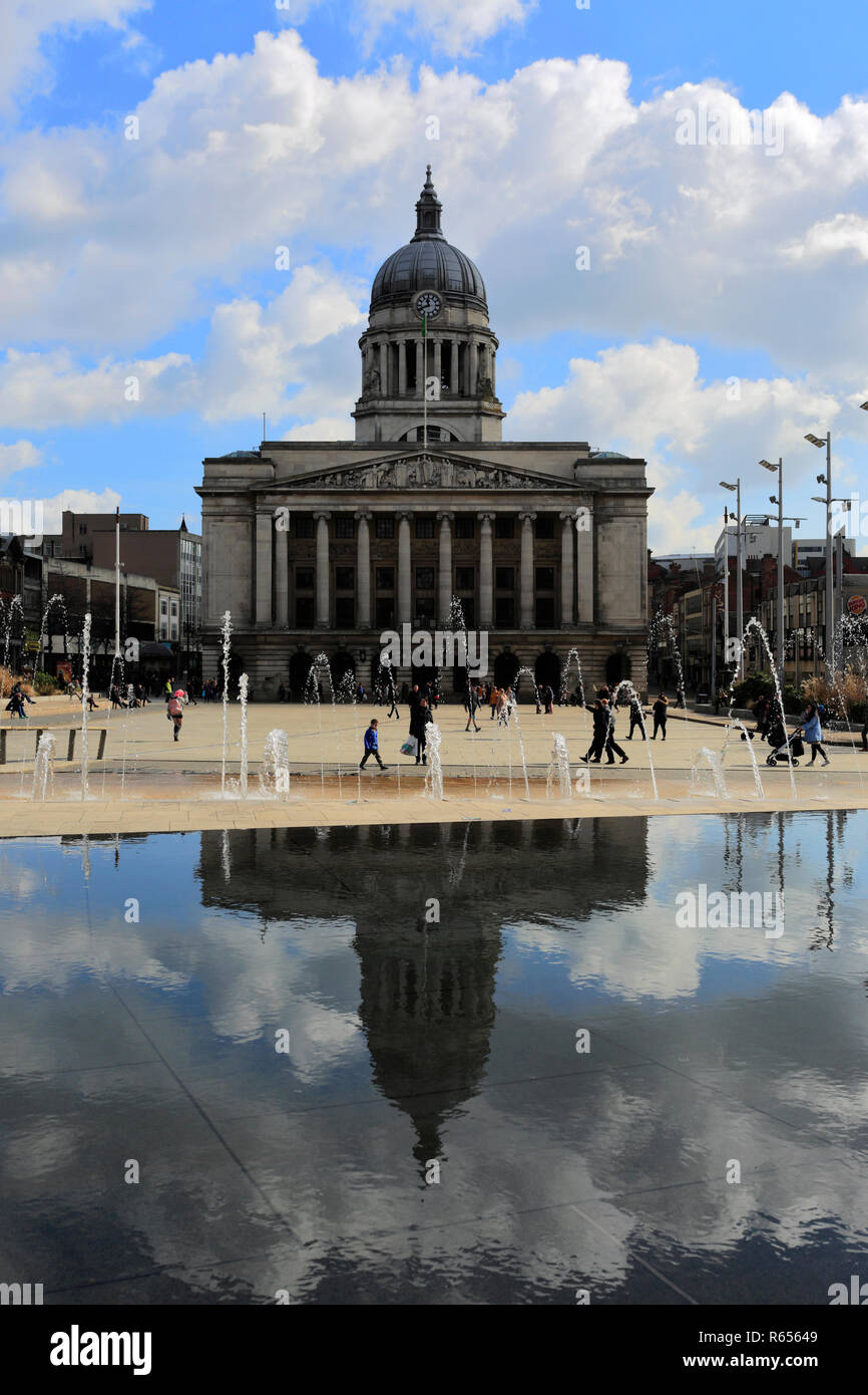The Council House building, Nottingham city centre, Nottinghamshire ...