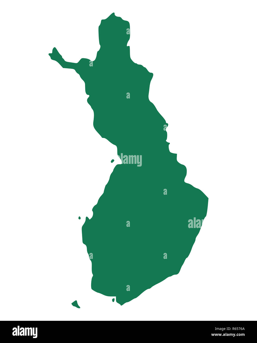 Map of finland atlas Cut Out Stock Images & Pictures - Alamy