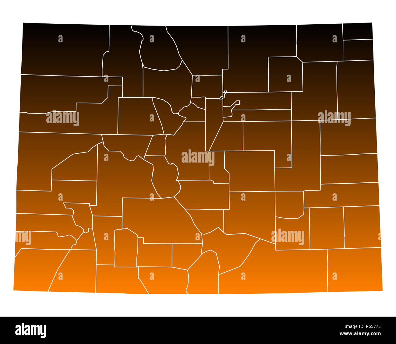 Colorado district map hi-res stock photography and images - Alamy