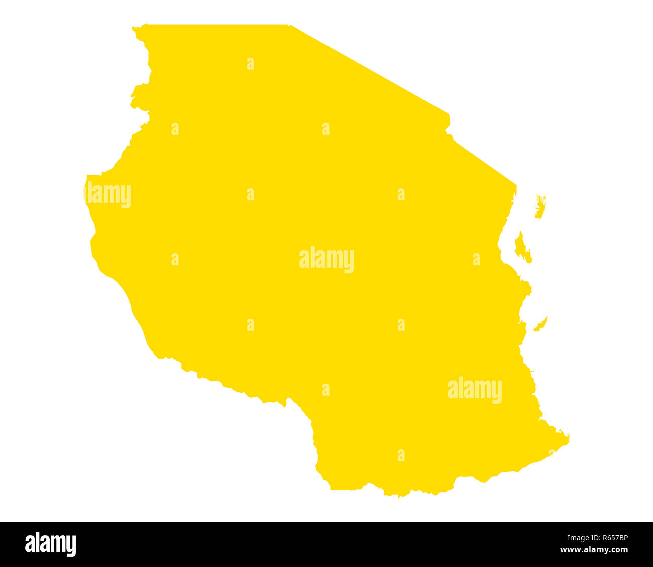 Tanzania geography Cut Out Stock Images & Pictures - Alamy