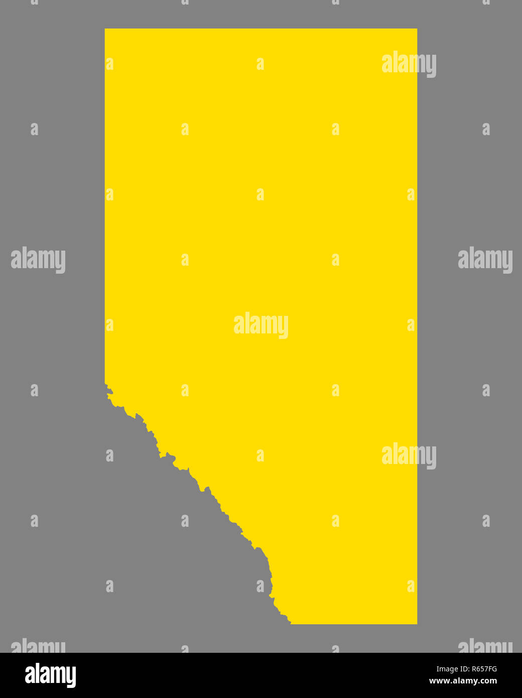 map of alberta Stock Photo - Alamy