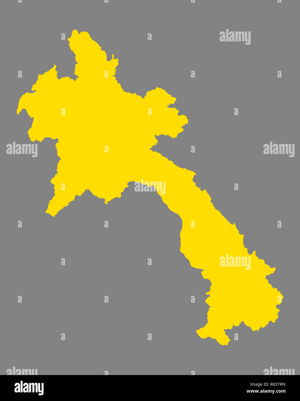 Map of laos hi-res stock photography and images - Alamy