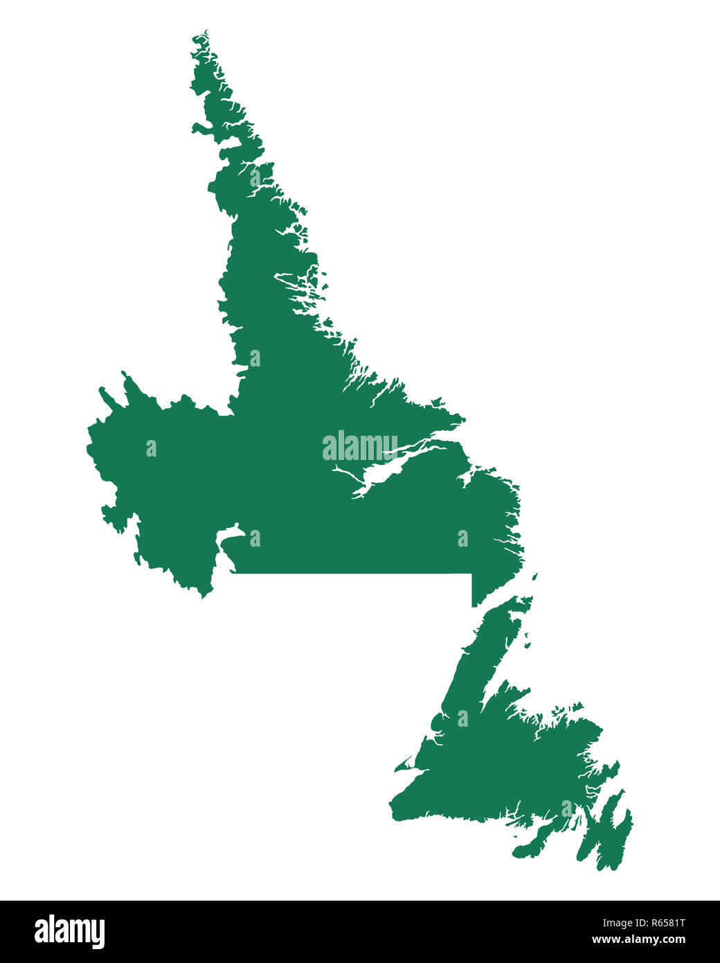 Labrador map hi-res stock photography and images - Alamy