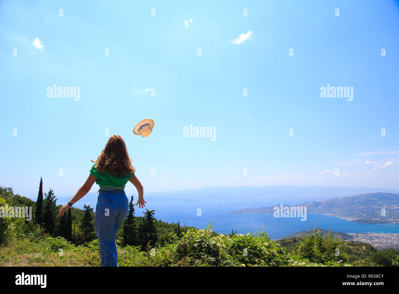 Woman taking clothes off hi-res stock photography and images - Alamy