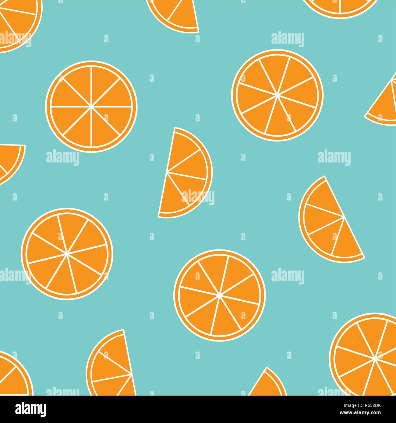 orange fruit slices background- vector illustration Stock Vector Image ...