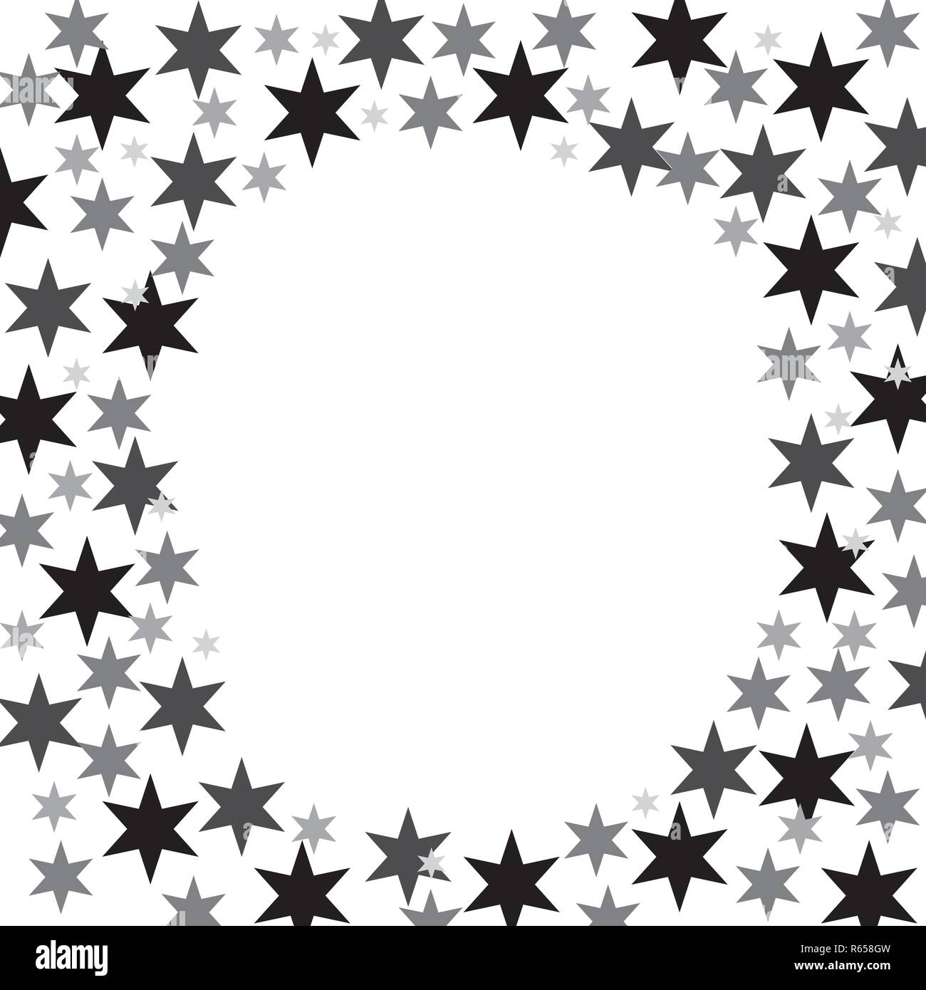 black stars background- vector illustration Stock Vector Image & Art ...