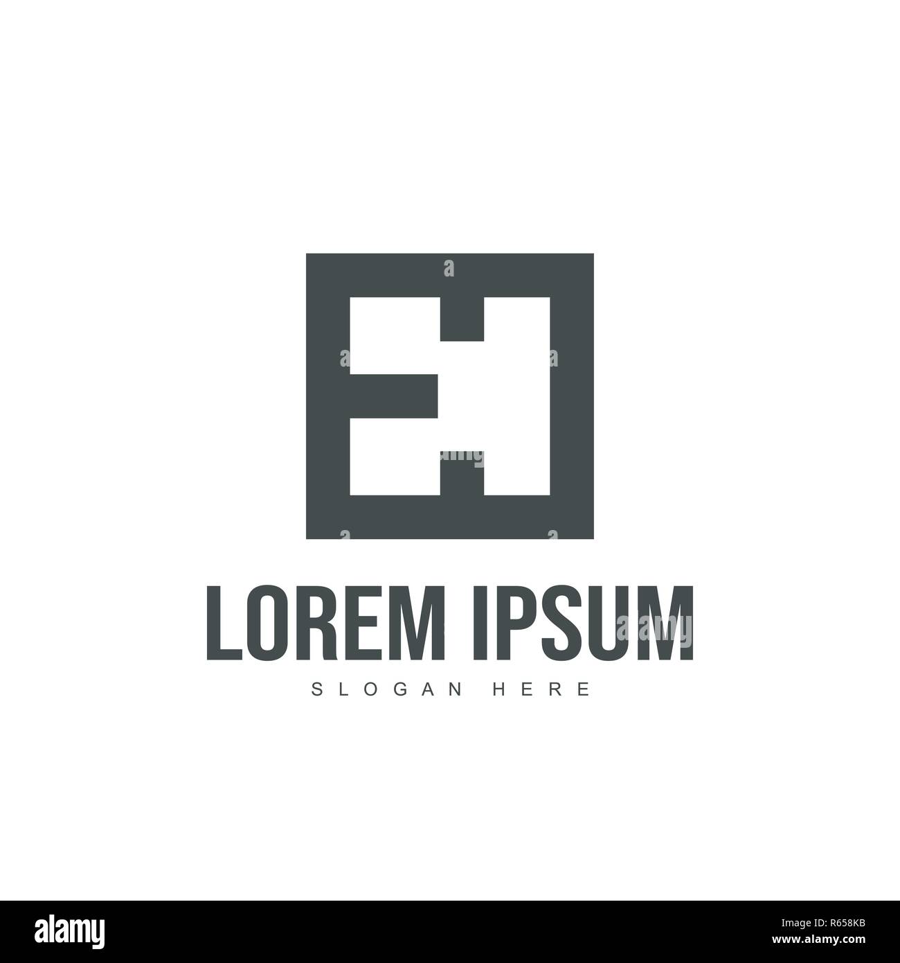 EC Letter logo design. Initial letter logo template design Stock Vector ...