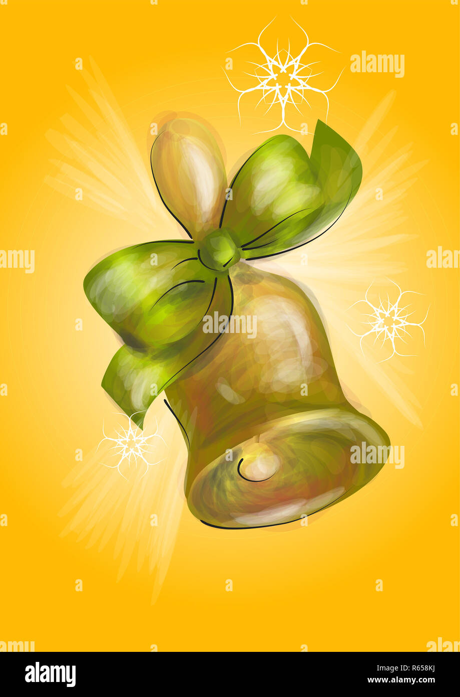 Shiny gold handbell ringing hi-res stock photography and images - Alamy