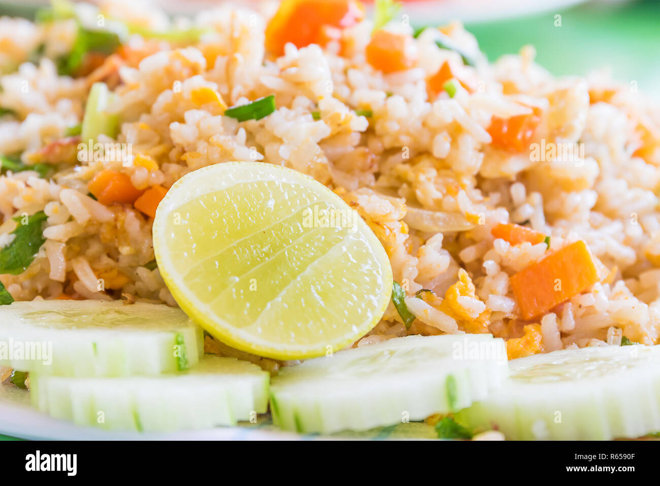 Delicious fried rice thai style Stock Photo - Alamy