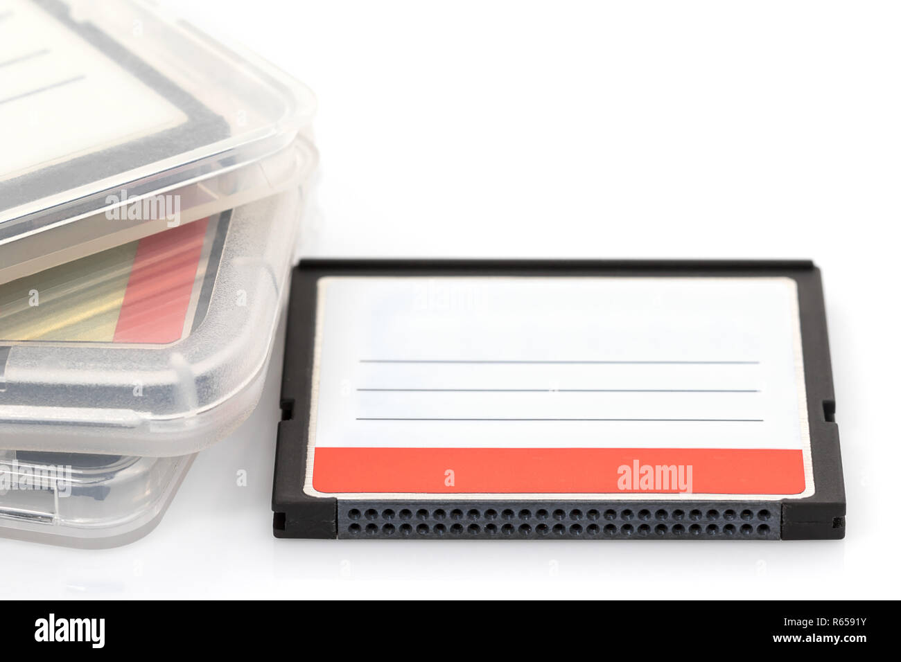 Compact flash memory card and case Stock Photo - Alamy