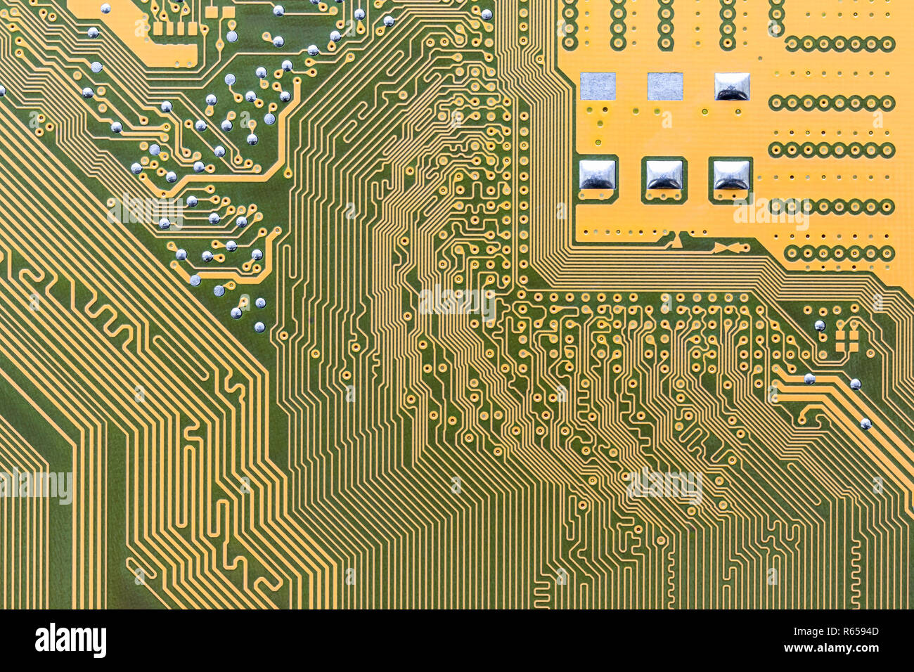 Circuit board integrated on computer Stock Photo - Alamy