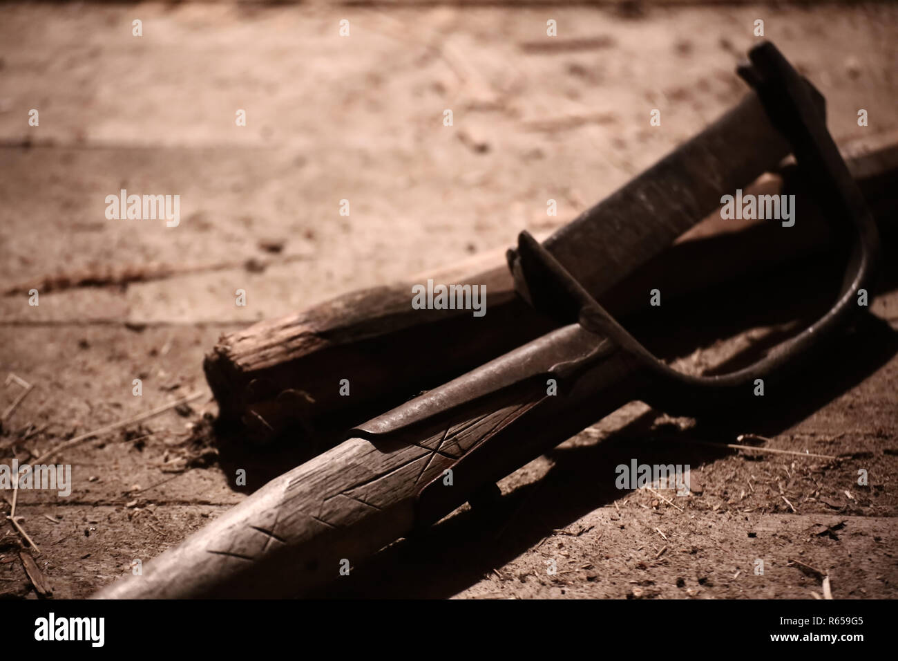 Axe marks hi-res stock photography and images - Alamy