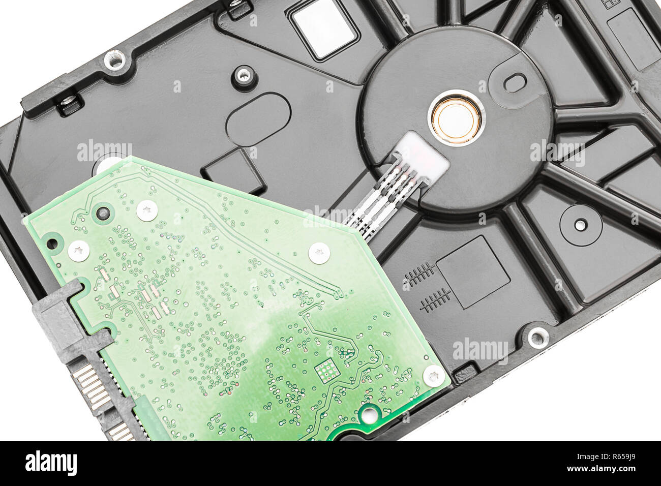 Hard disk drive (HDD) with circuit board Stock Photo - Alamy