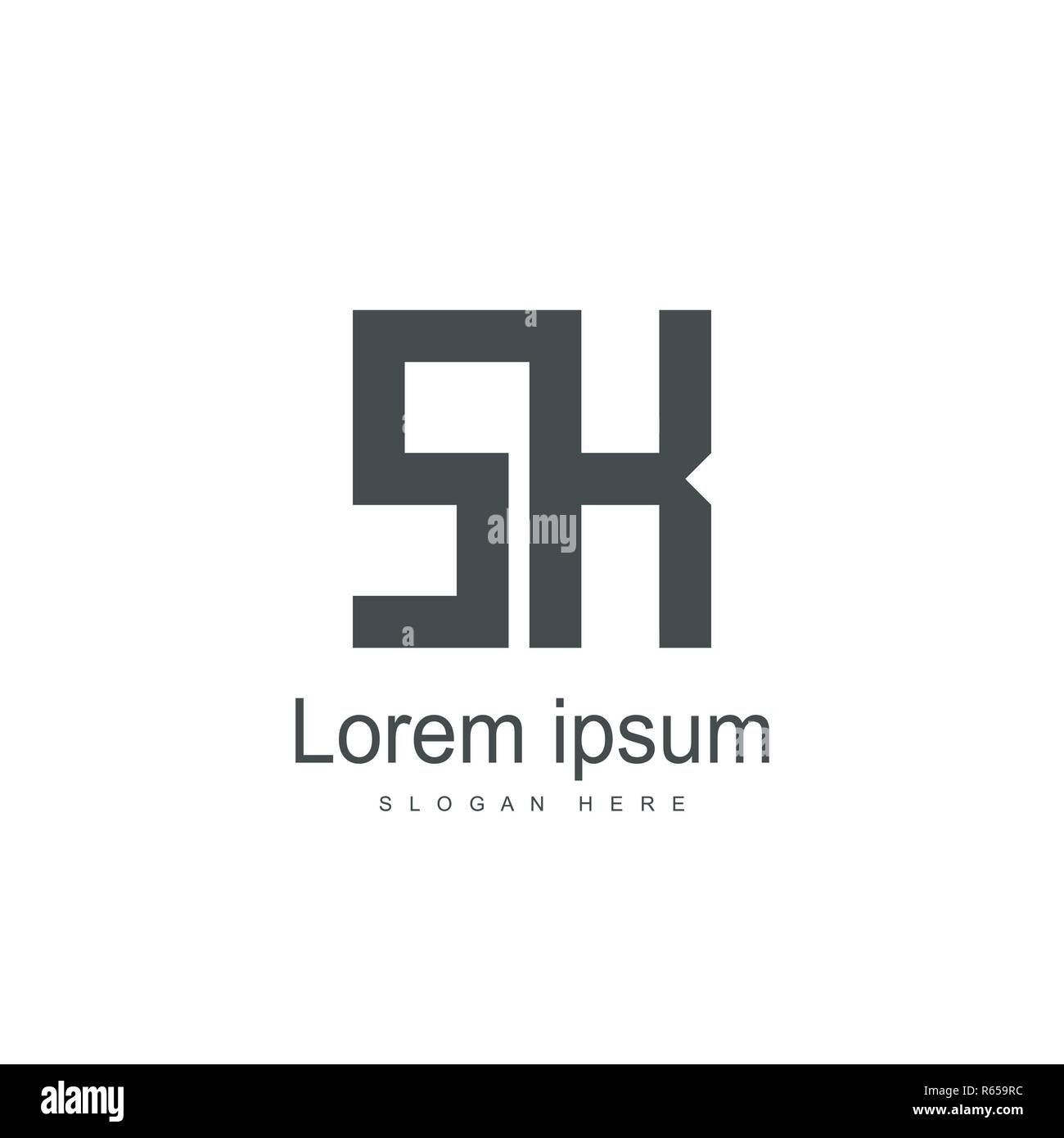 Sk letters Stock Vector Images - Alamy