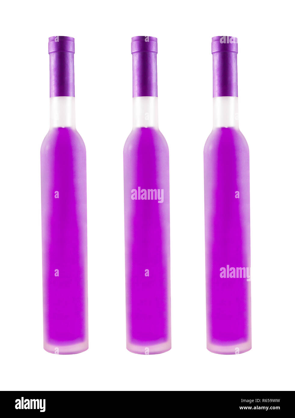 Group clear glass wine bottles hi-res stock photography and images - Alamy