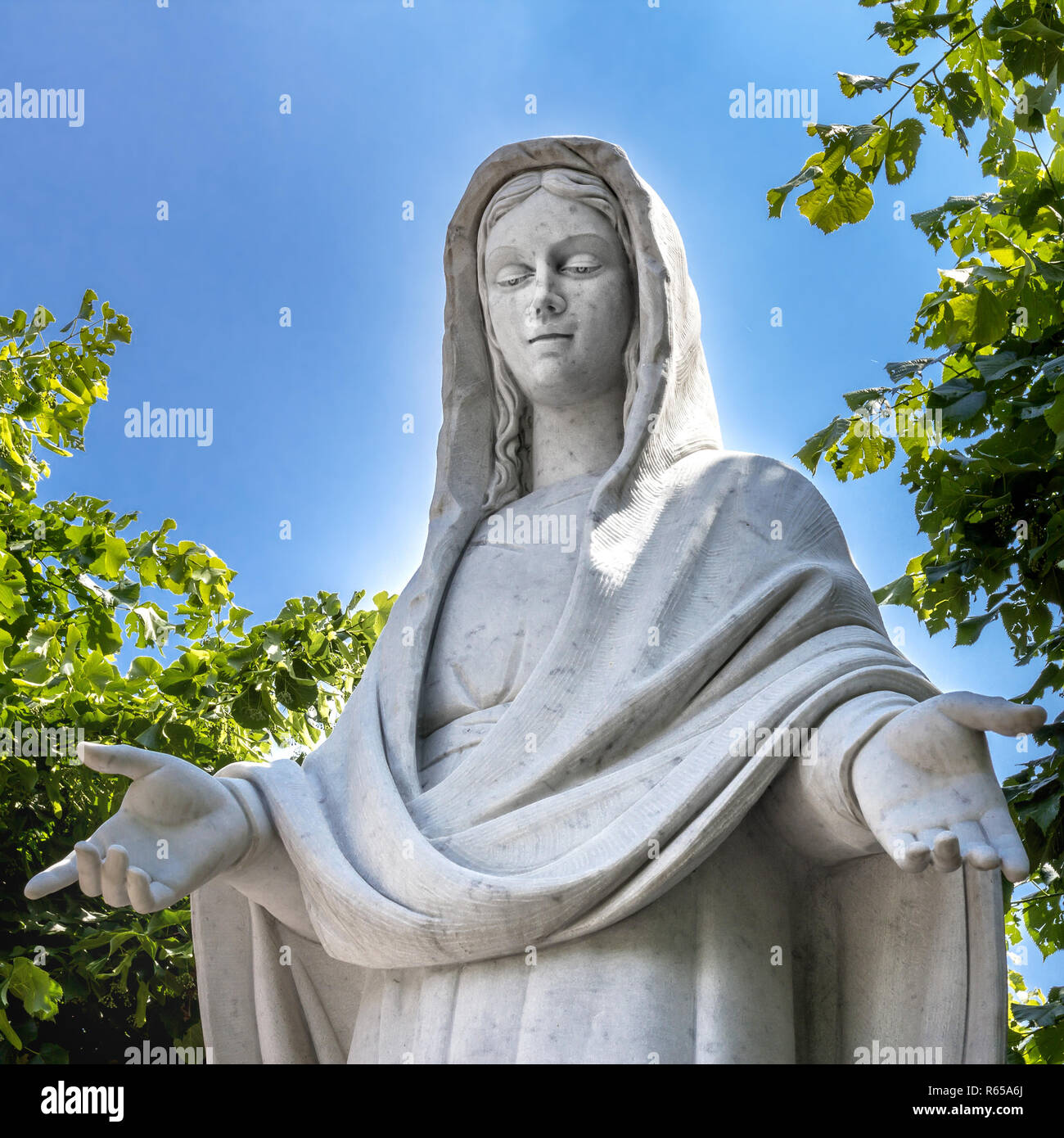 Statue of Our Lady Stock Photo - Alamy