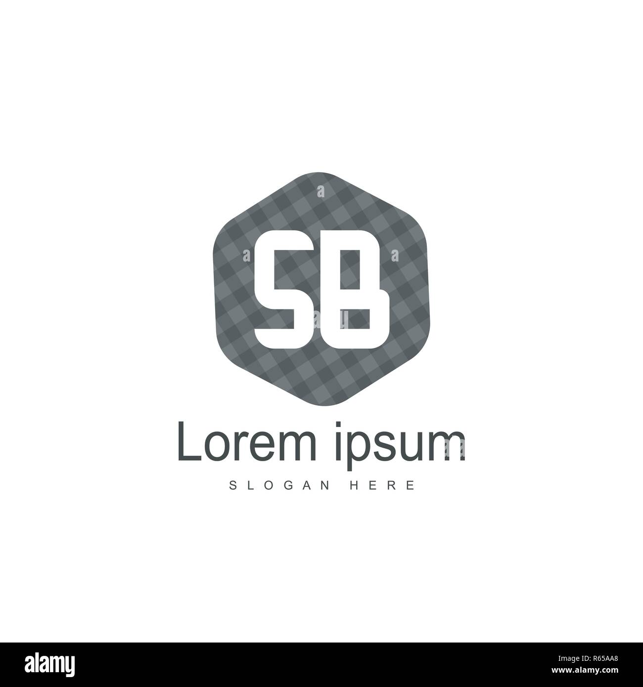 SB Letter logo template. Initial letter logo design Stock Vector Image ...