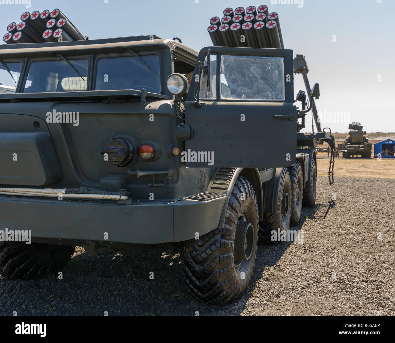 Russian grad multiple rocket launcher hi-res stock photography and ...