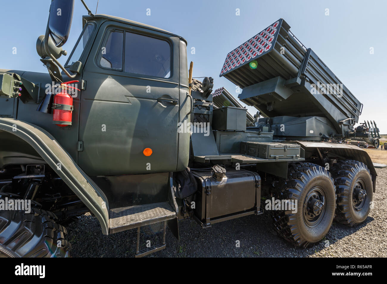 Self propelled multiple rocket launcher hi-res stock photography and ...