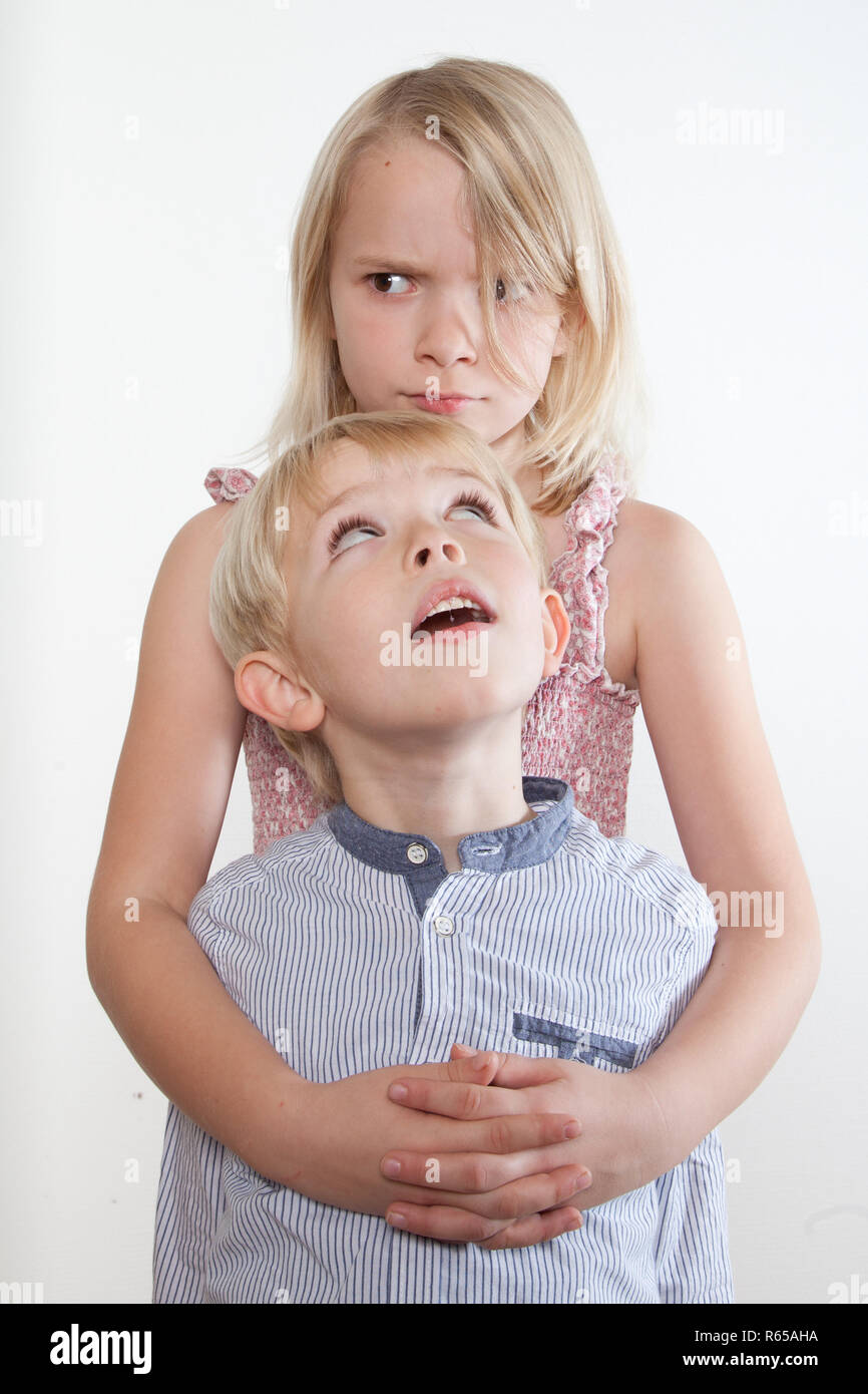 Portrait of a young children in studio Stock Photo - Alamy