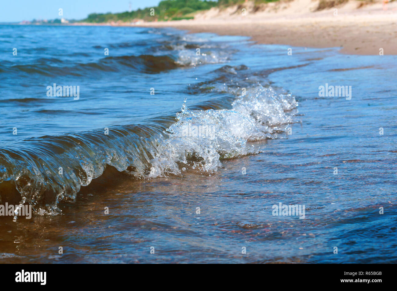 Sea sandy shore wave beautiful hi-res stock photography and images - Alamy