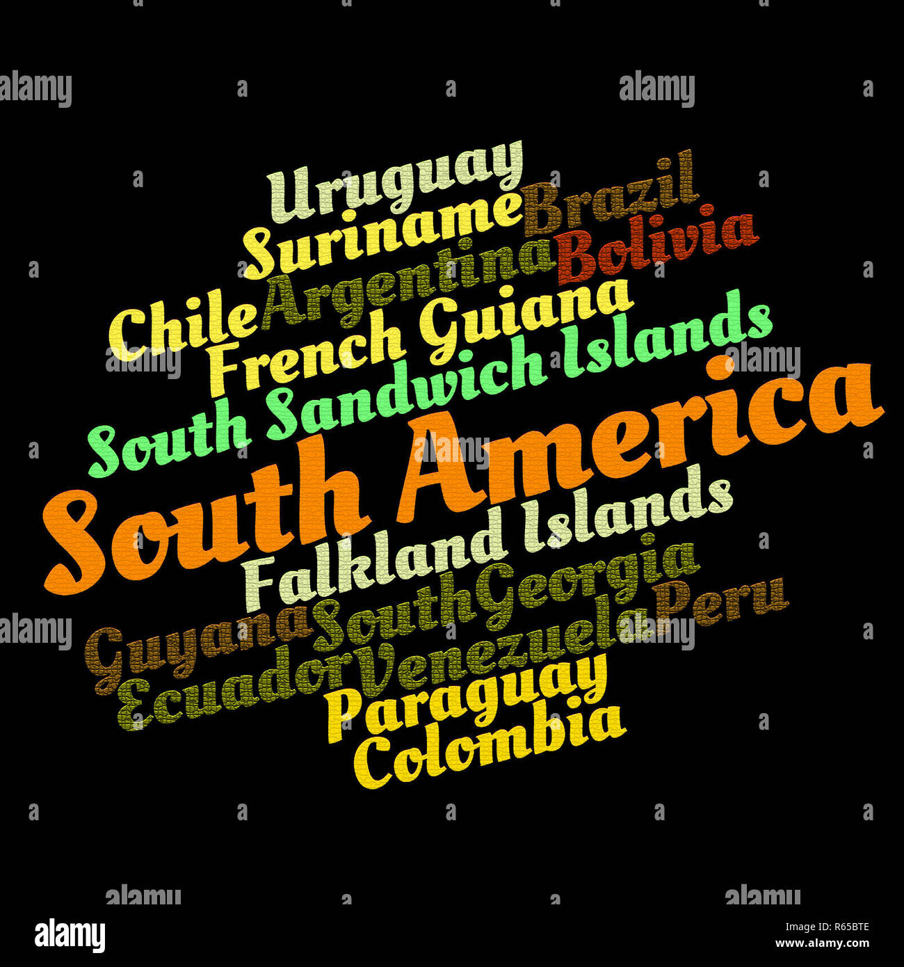 Colombia map islands hi-res stock photography and images - Alamy