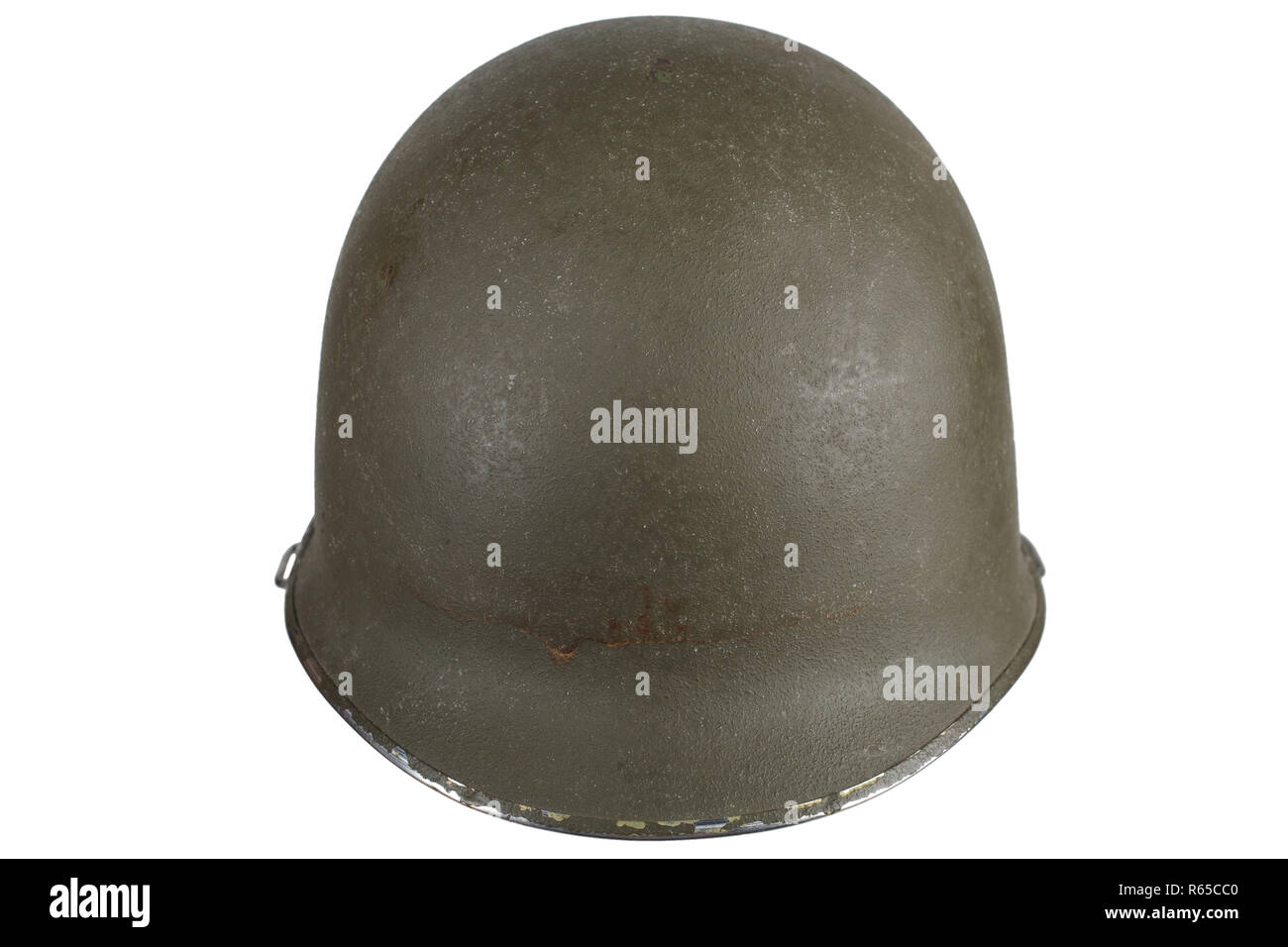 us army ww2 period helmet with ace of spades emblem isolated on white ...