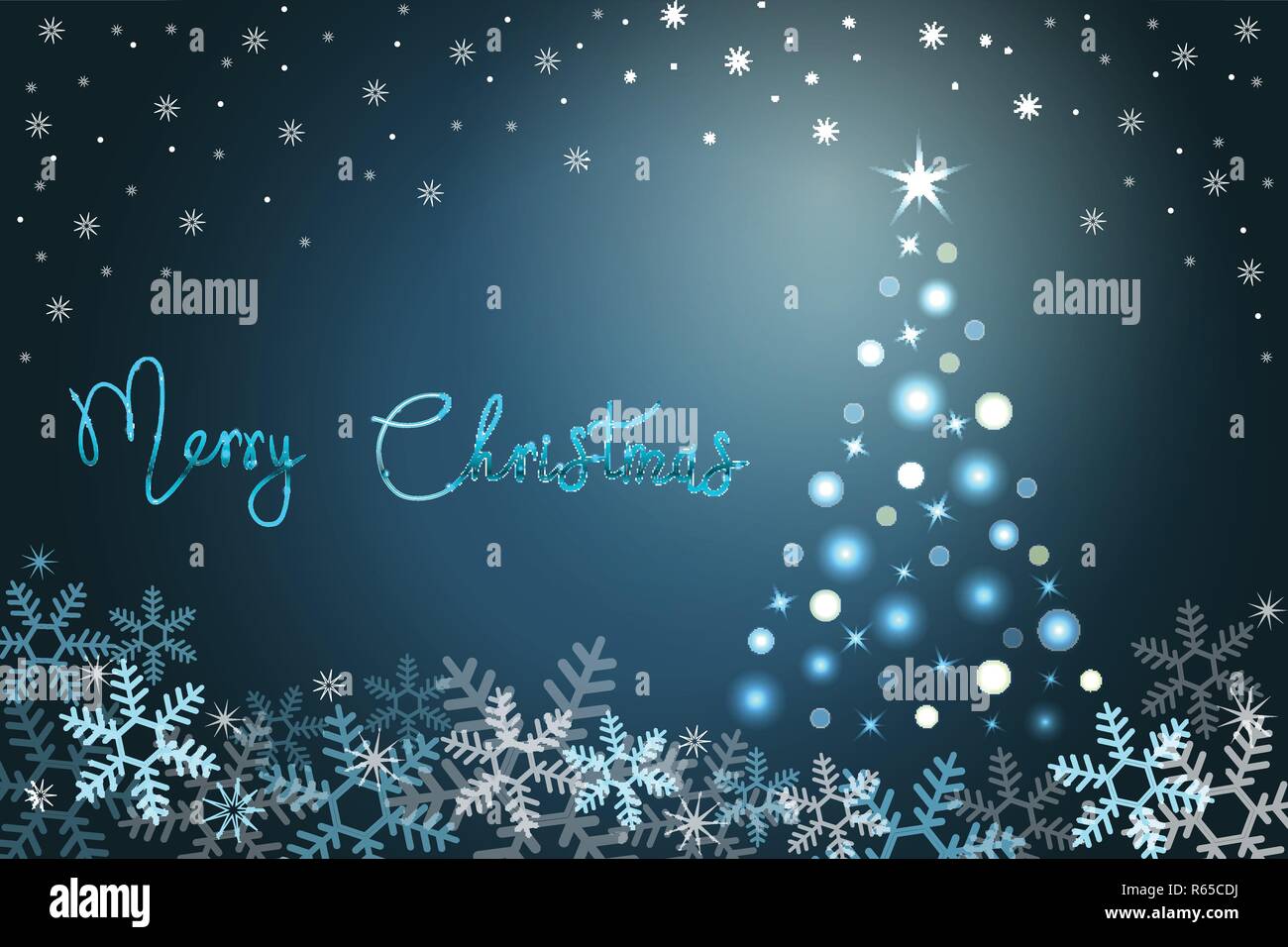Christmas lights background tree Stock Vector Images - Alamy