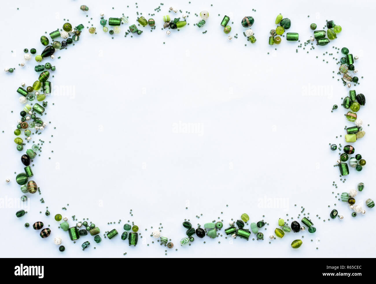 Green beadwork border hi-res stock photography and images - Alamy