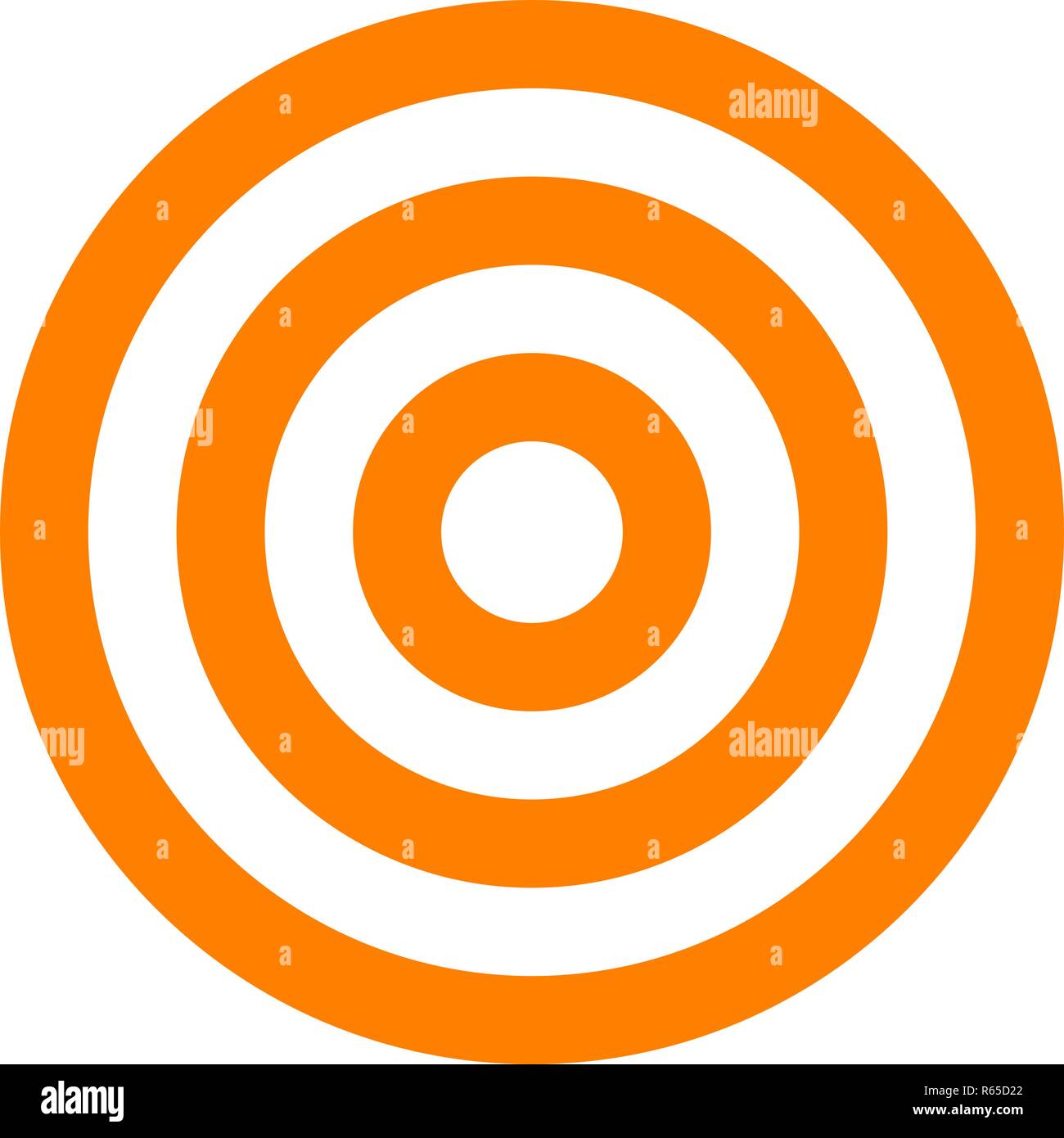 Target sign - orange simple transparent, isolated - vector illustration ...